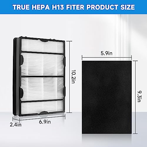 3 Pack HAPF600 HAPF600D Filter Replacement Filter B Compatible with Holmes HAPF600D, HAPF600D-U2, HAP615, HAP650, HAP675