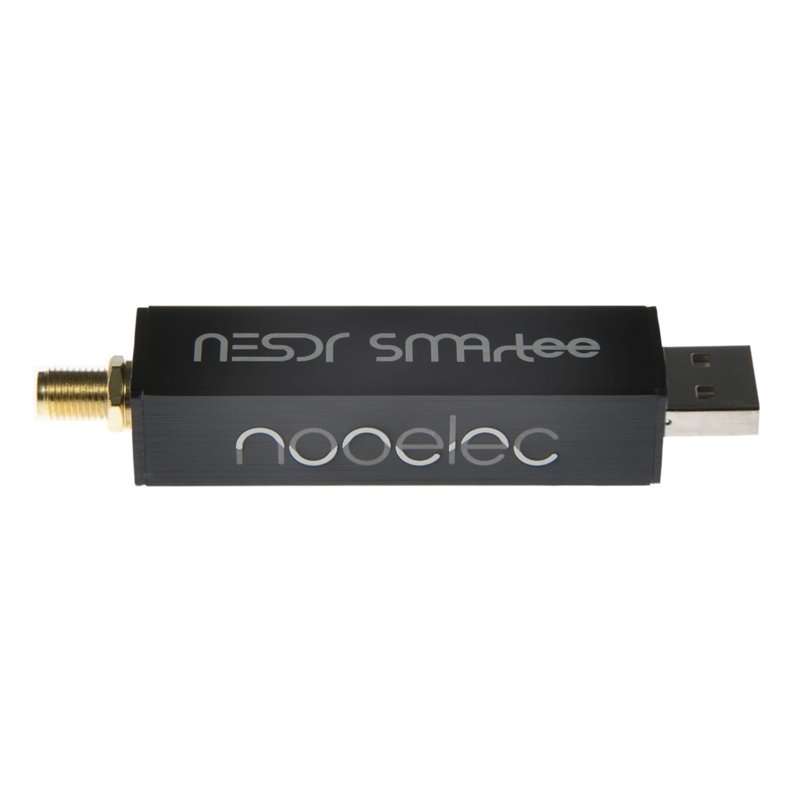 NESDR SMArTee v2 SDR - Premium RTL-SDR w/Integrated Bias Tee, Aluminum Enclosure, 0.5PPM TCXO, SMA Input. RTL2832U & R820T2-Based Software Defined Radio