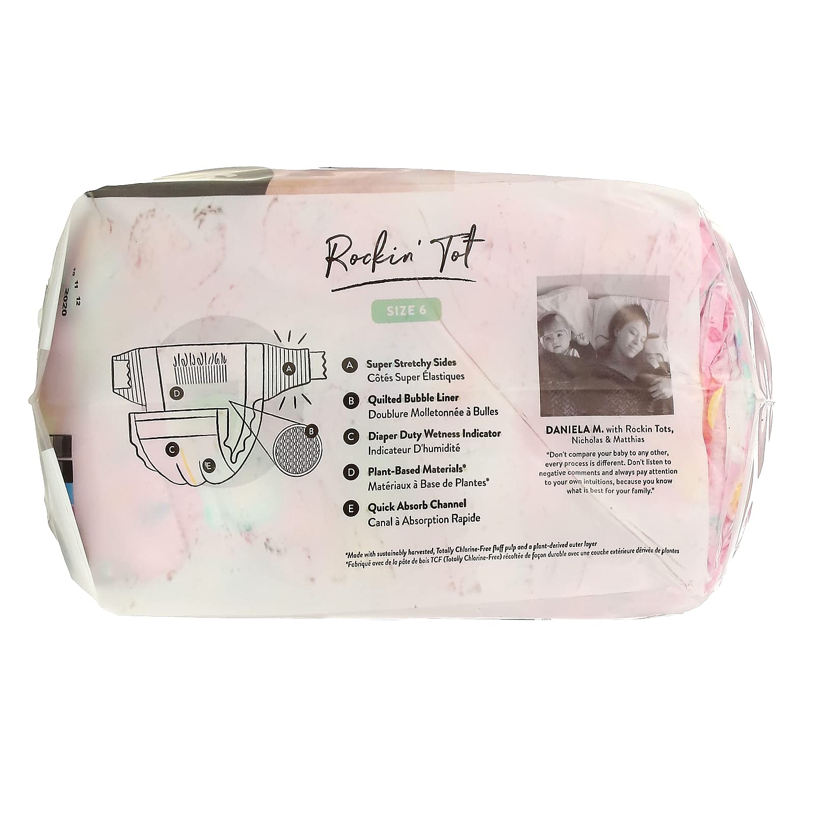 THE HONEST COMPANY Sky's The Limit Size 6 Diapers, 18 CT