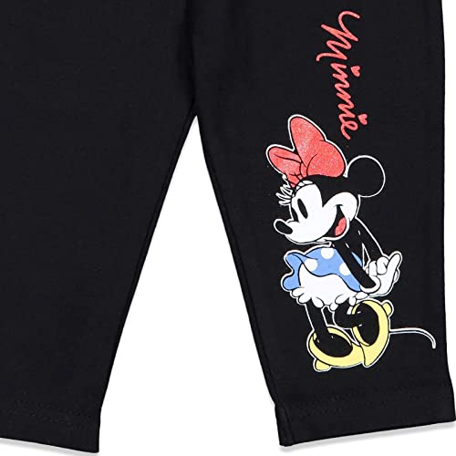 Disney Minnie Mouse Infant Baby Girls 2 Pack Pants Black/Red 3-6 Months