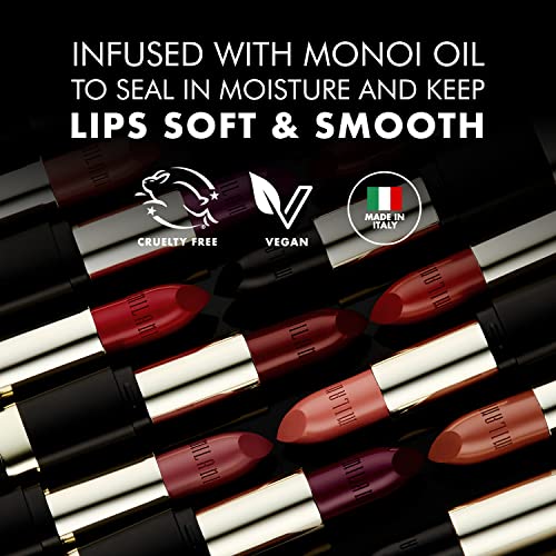 Milani Bold Color Statement Matte Lipstick - I Am Smart (0.14 Ounce) Vegan, Cruelty-Free Bold Color Lipstick with a Full Matte Finish