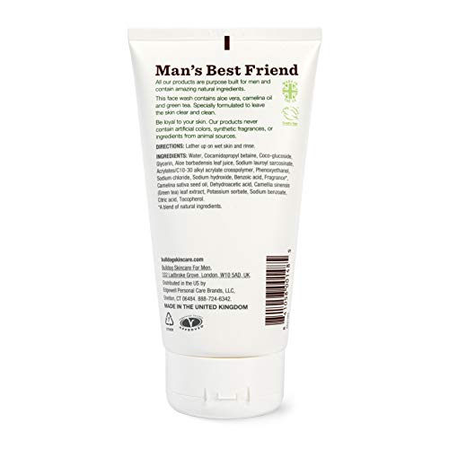Bulldog Natural Skincare Original Face Wash For Men, 5 Oz (1 Pack)