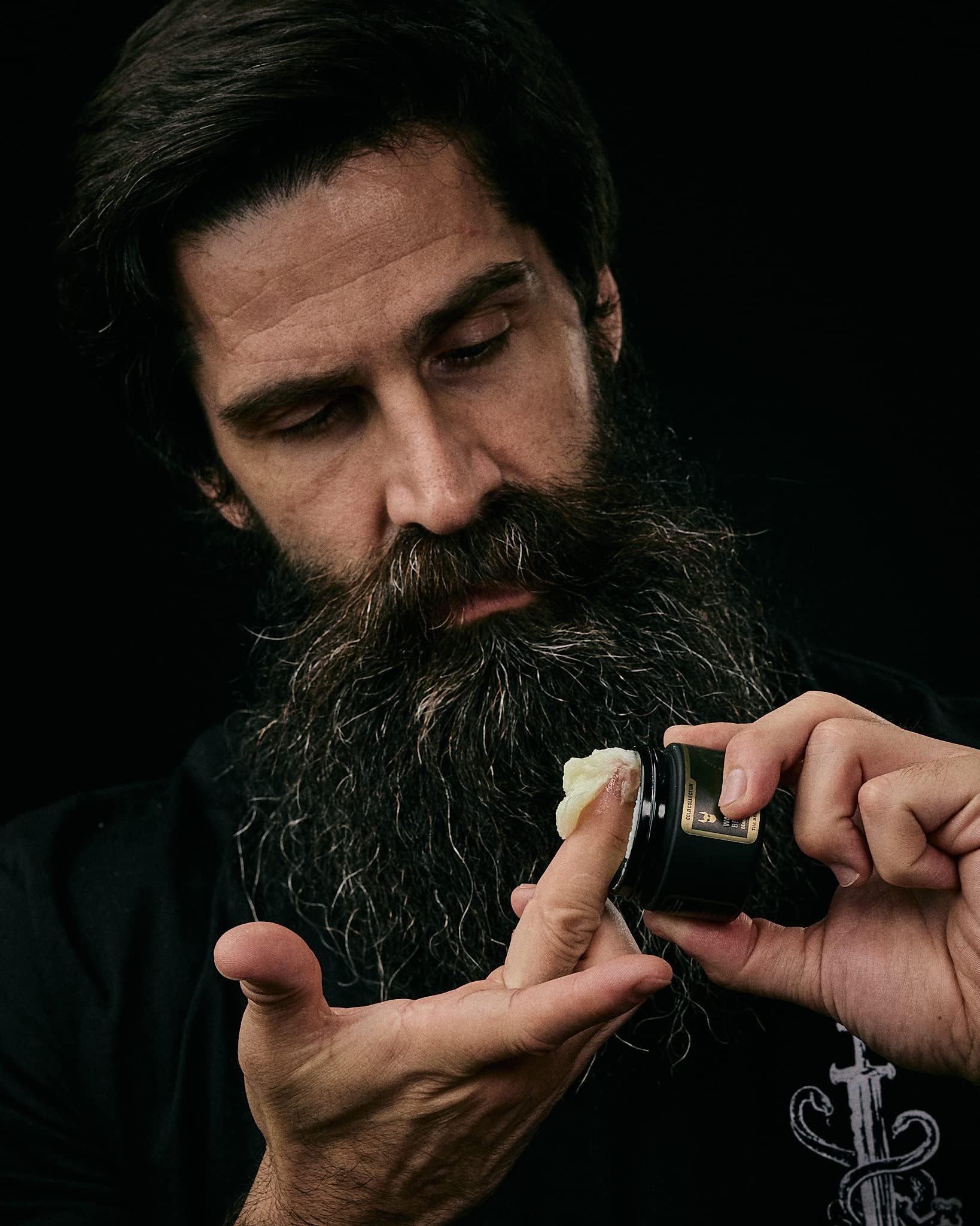 The Beard Struggle Warrior’s Beard Balm - Platinum Collection, Aesir's Triumph - Non-Greasy Low-Hold Formula, Luxurious Cologne-Grade Fragrances 100% Natural and Plant-Based Ingredients - 50g