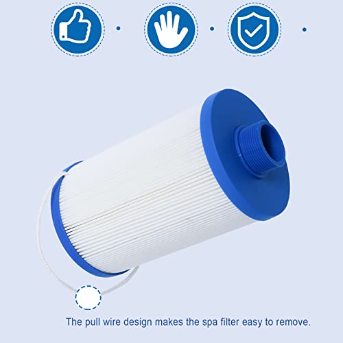 303279 Spa Filter Compatible with Watkins ๐ฏ๐ฌ๐ฏ๐ฎ๐ณ๐ต, ๐๐-๐ฎ๐ฐ๐ฌ๐ฎ, PFF42TC-P4, 78460, SD-01322, 5CH-37, LSX1057 Free Flow and Lifesmart Hot Tub Filter, 1 1/2" MPT Finer Thread Spa Filter - 2 Packs