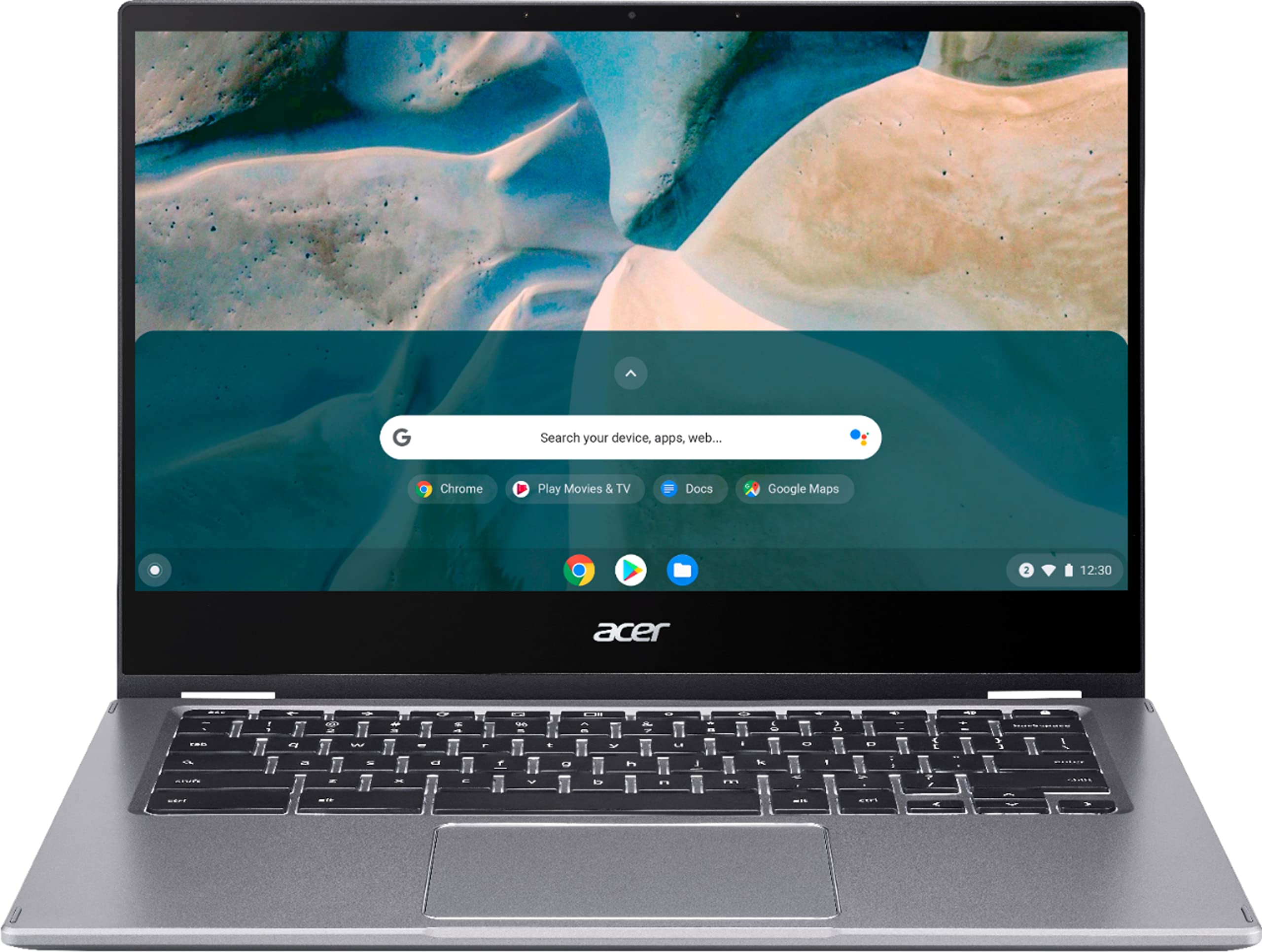 Acer Chromebook Spin 514 Convertible Laptop, 14” Full HD Touchscreen Ryzen 3 3250C, 4GB DDR4 Memory, 64GB eMMC Flash Memory (Renewed)