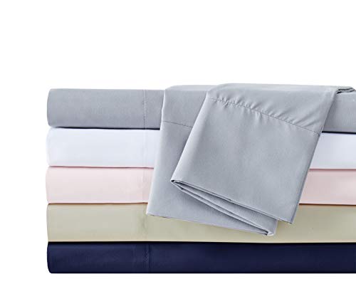 TRULY CALM HOME FOR HEALTH Antimicrobial Khaki Twin XL 3 Piece Sheet Set, Taupe (SS3829KHTX-4700)