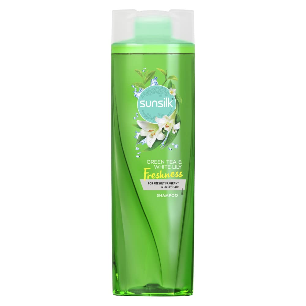 Sunsilk Green Tea & White Lily Shampoo, 370 ml