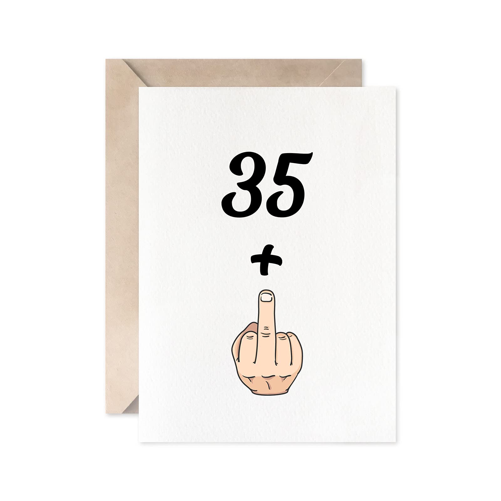 MAGJUCHE Funny 36th Birthday Card, 35+1 women Or Men Sweet 36 Years Old Birthday Gift Joke Card