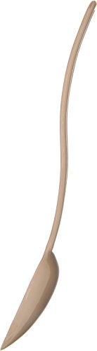 Carlisle FoodService Products Plastic Solid Spoon, 9 Inches, Beige