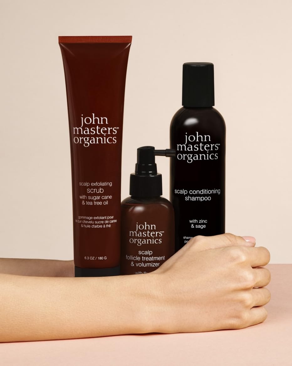 John Masters Organics 2-in-1 Shampoo & Conditioner for Dry Scalp with Zinc & Sage 16 oz