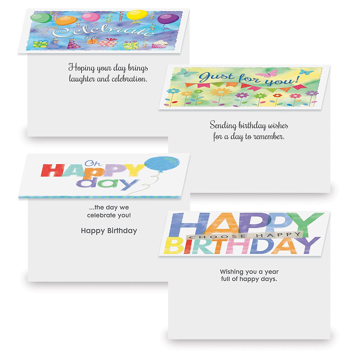 Susan Winget Studio All Occasion Greeting Cards with Seals - Set of 40 (20 Designs), Large 5 x 7 Inch Cards, Birthday, Sympathy, Get Well