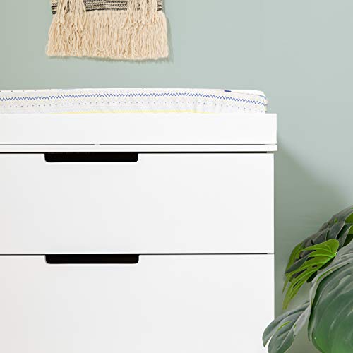 Babyletto Modo 3-Drawer Changer Dresser with Removable Changing Tray in White, Greenguard gold Certified