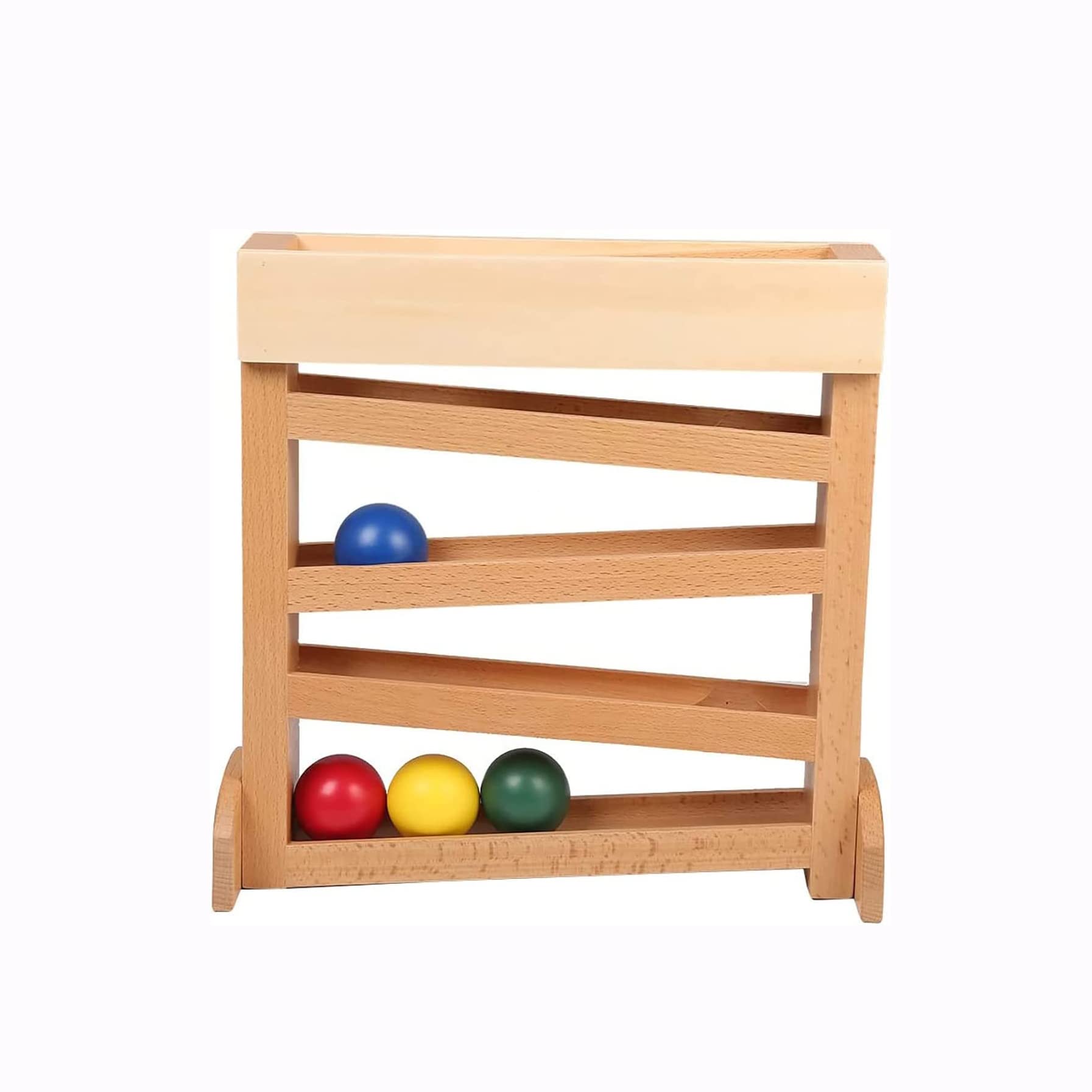 JE JOUE Montessori Tracker Ball Maze Baby Wooden Toys for 1-3 Year Old