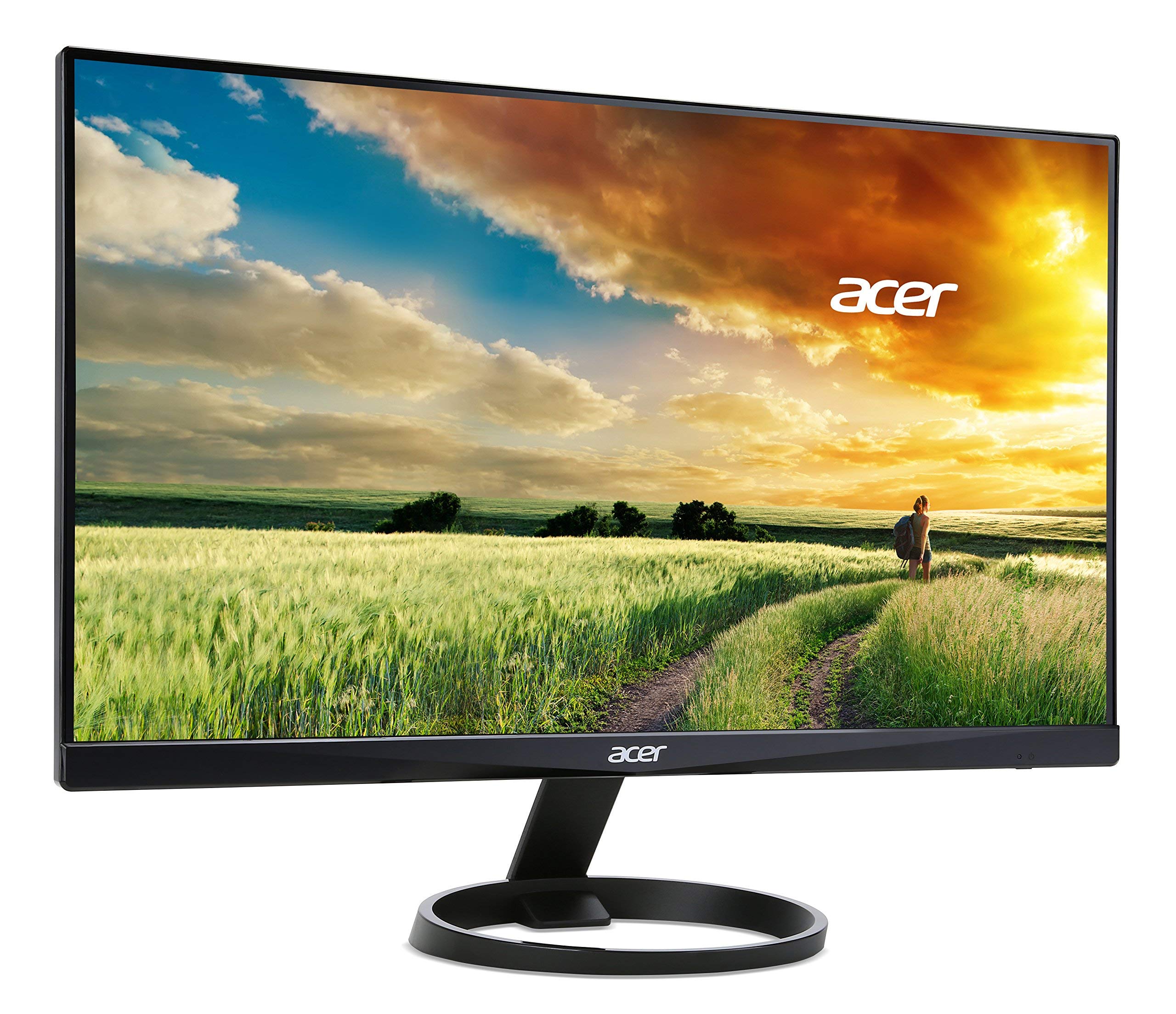 acer Widescreen LCD Computer Monitor, 23.8” Full HD 1920 x 1080 IPS Display, 4ms Response Time, 250nit Brightness, NTSC 72% Color Gamut, Low Blue Light, HDMI, VGA, DVI, Black, JVQ HDMI Cable