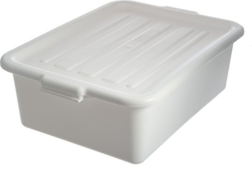 Carlisle FoodService Products N4401102 Comfort Curve™ Ergonomic Wash Basin Tote Box, 7" Deep, White