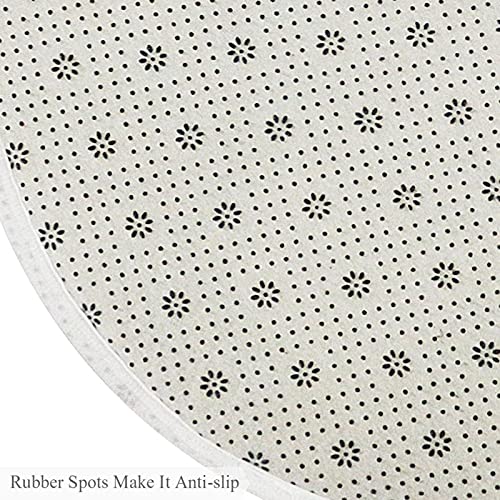 Area Rugs for Bedroom, Luxurious Soft and Thick Non-Slip Carpet for Baby Room, Nursery Modern Decor Rug, Modern Pastorable Flower Spring Floral