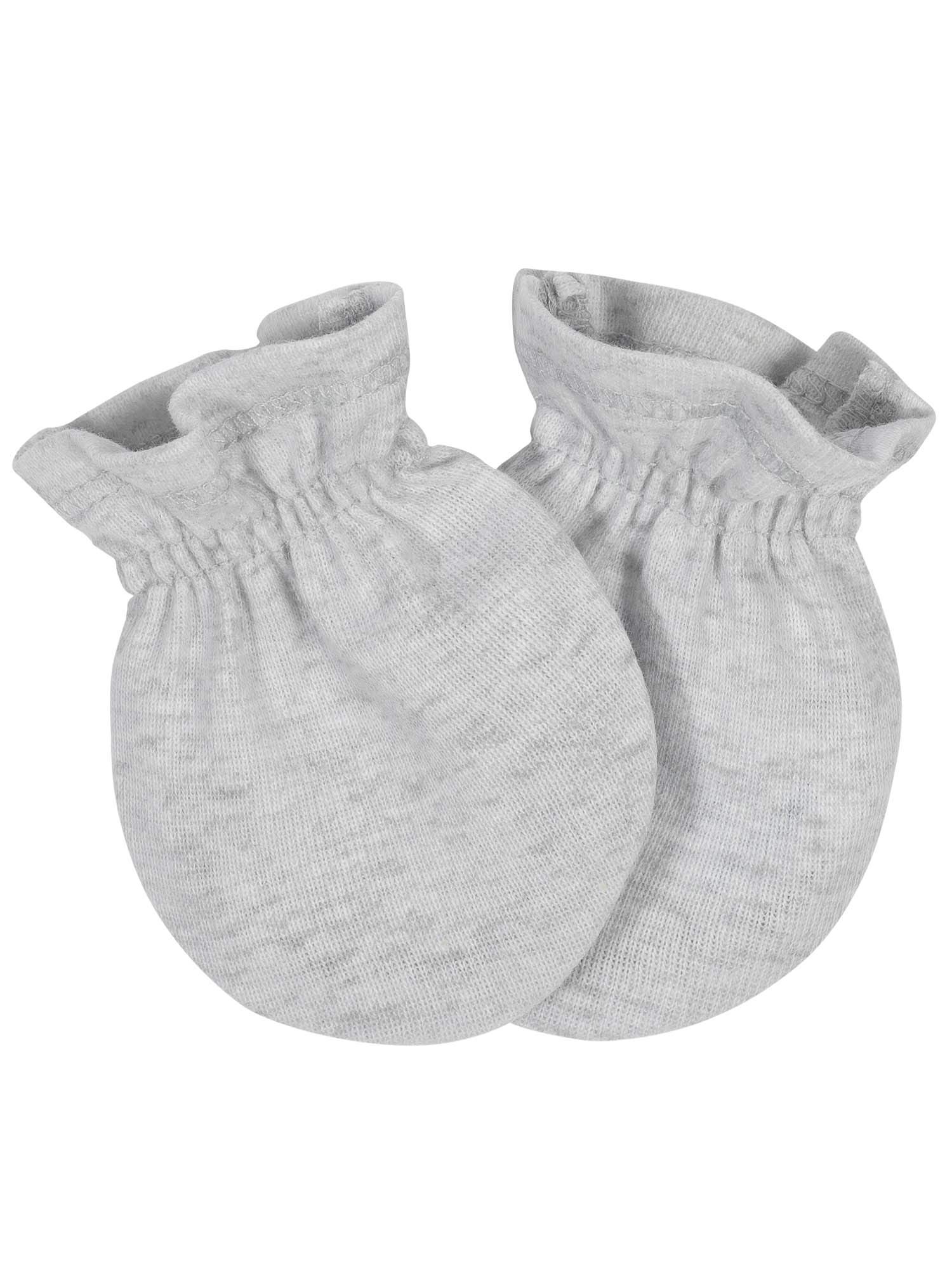 Onesies Brand Unisex Baby 12-piece Cap Set Infant-and-toddler-gloves-and-mittens, Grey Neutral, Newborn US