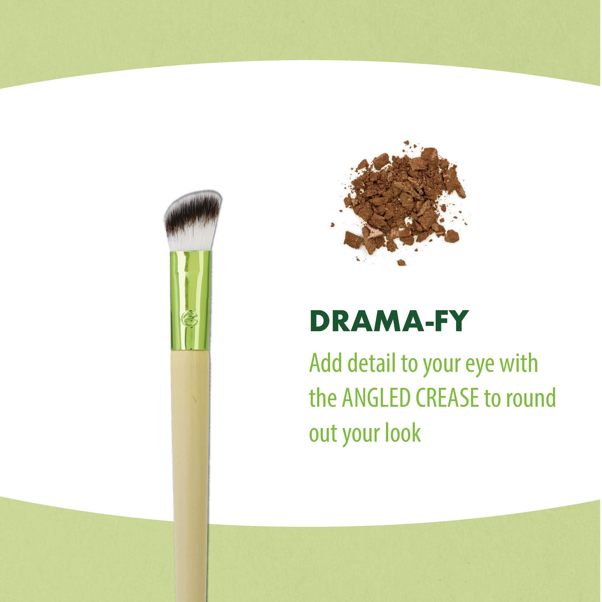 EcoTools Vibes Kit Makeup Brush Gift Set with Travel Brush Bag For Power, Foundation and Concealer