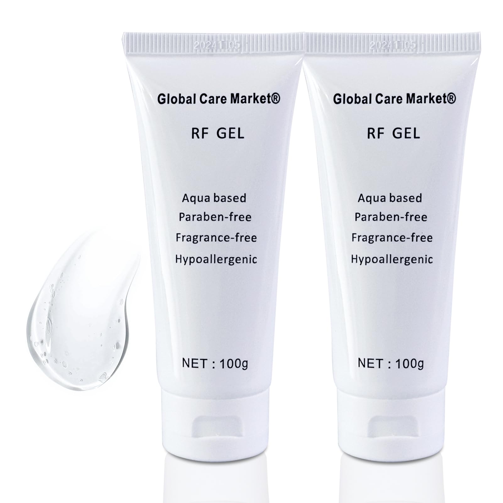 RF Gel (2 Pack) – Skin Cooling and Conducting Gel for Use with RF Face Lifting and Skin Tightening Beauty Devices