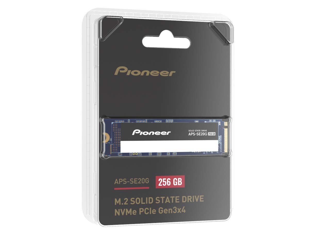 Pioneer 256GB NVMe SSD PCIe M.2 2280 Gen 3x4 TLC Internal High Speed Read/Write up to 3100/1000MB/s Solid State Drive, 300 TBW, PC Laptop Compatible (APS-SE20G-256)