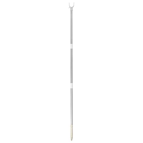 Angoily 37 inch Clothesline Pole Prop Retractable Alloy Clothesline Pole Splicing Clothesline Pole Clothesline Prop Clothing Pole Reaching Pole for Clothesline,Closet,Ceiling,Shelf
