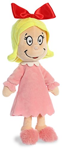 Aurora® Whimsical Dr. Seuss™ Cindy Lou Who Stuffed Animal - Magical Storytelling - Literary Inspiration - Multicolor 12 Inches