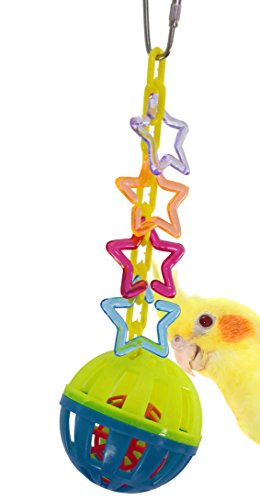 Bonka Bird Toys 1569 Starlink Ball Bird Toy Parrot cage Toys Cages Cockatiel Conure Parakeet
