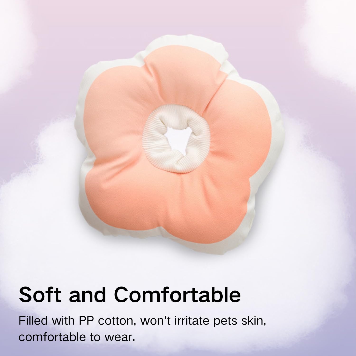 Adjustable Rabbit Protection Cone Collar - Soft Waterproof Recovery Collar for Bunny Chinchilla Guinea Pig Kitten After Surgery Wound Healing Elizabeth Neck Cone E-Collar for Small Pets (Pink, XS)