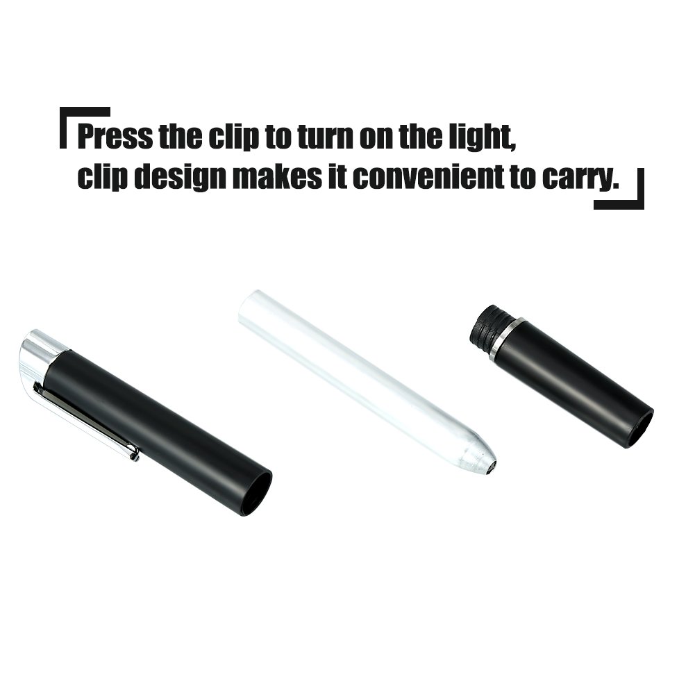 with 5 Heads Clinical Penlight, Medical Ear Penlight, Portable for Doctor Different Sizes Nurses Home Use