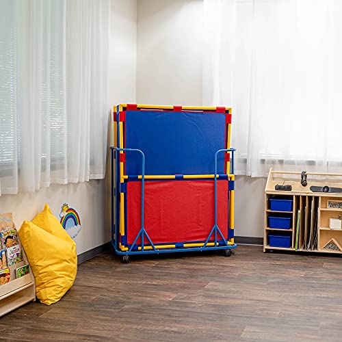 Childrenās Factory, Angeles Universal Cart, AFB7930, Mobile Nap Mats & Soft Play Equipment Storage, Daycare, Preschool, Nursery or Classroom Organizer