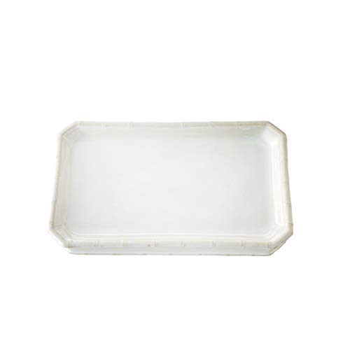 SKL Home Vern Yip Bamboo Lattice Tray, White