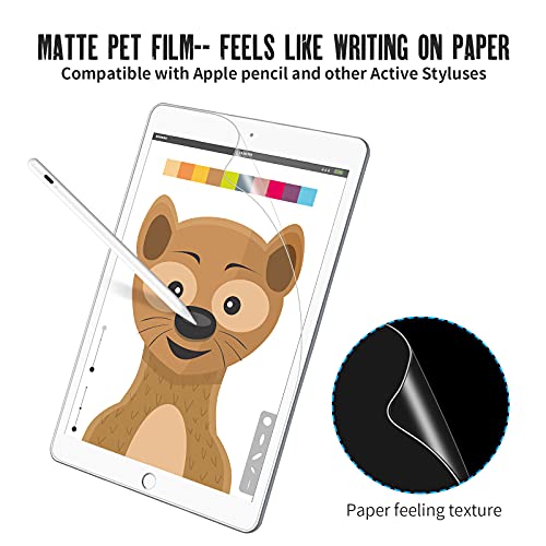 Paper Screen Protector for iPad 9.7 6th/5th Gen, Homagical Screen Protector for iPad 9.7" (2018 & 2017) Compatible with Apple Pencil/Scratch Resistant/Matte PET Film