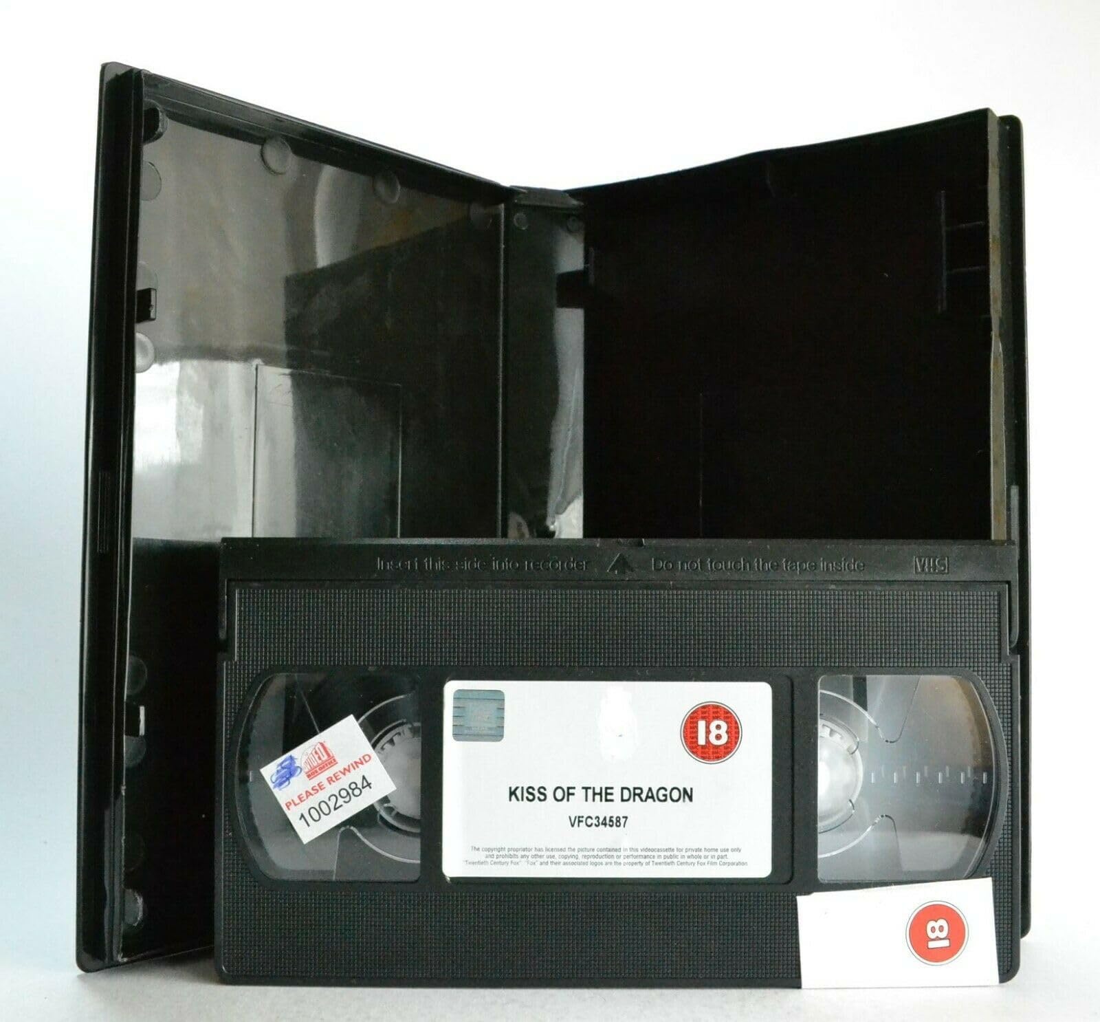 Kiss Of The Dragon: Jet Li - Martial Arts - Action - Large Box - Ex-Rental - VHS_AB
