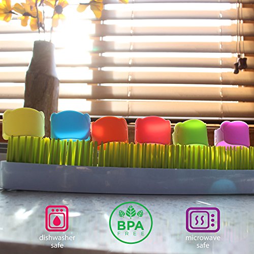 Baby Bottle Labels for Daycare, 6 Pcs (Multi-Color)
