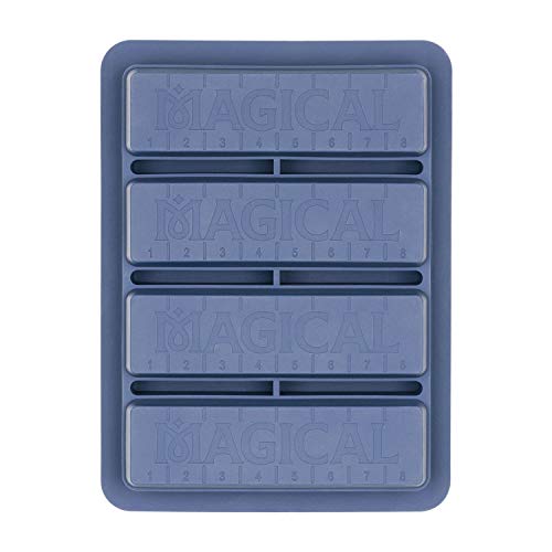 Magical Butter Silicone Non-Stick Butter Tray -Effortless Butter Making with Precise 8 Tbsp Sticks Food-Grade, Non-Stick Rectangle Container for Brownies, Homemade Butter, Herbed, Garlic Butter