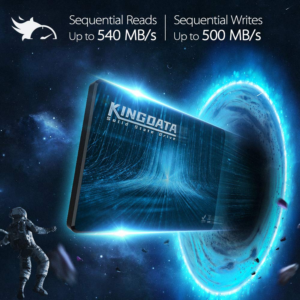 Kingdata SSD128gb 2.5" inch SATA Internal Solid State Drive SATAIII 6 Gb/s High-Performance 7MM Height SSD (128GB, 2.5''SATA3)