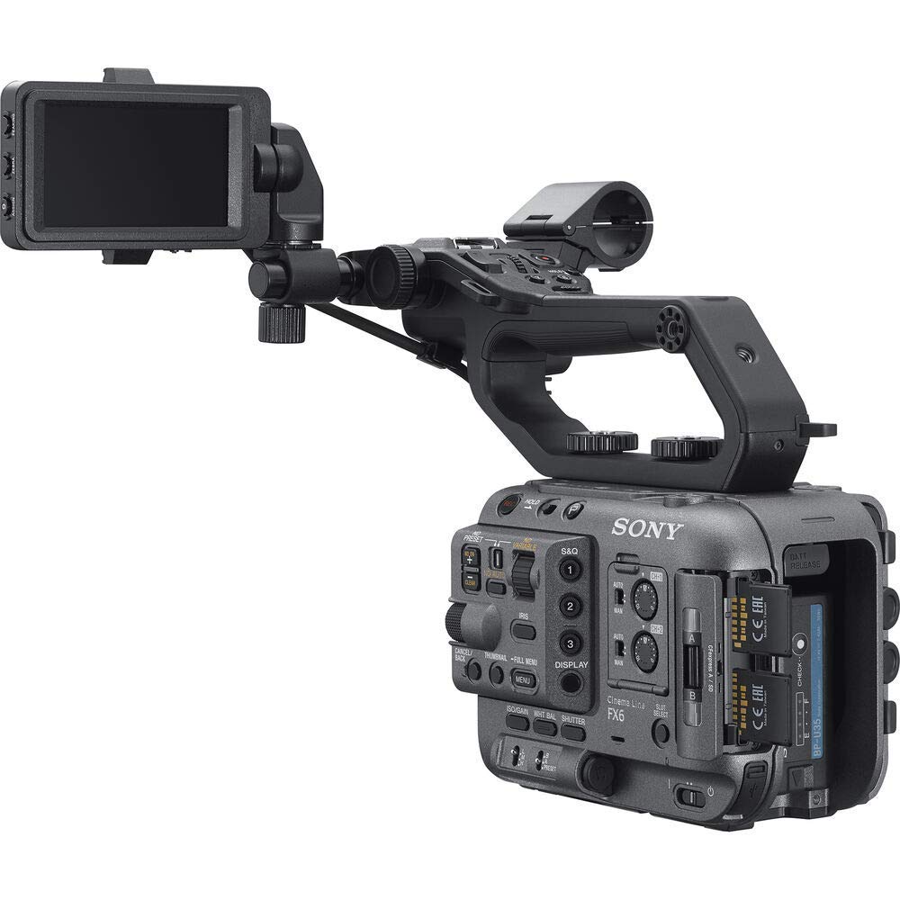 Sony FX6 Full-Frame Cinema Camera (Body Only) (ILME-FX6V) + Sony 256GB Cfexpress Card + BP-U35 Battery + Pro Case + Deluxe Cleaning Set + HDMI Cable + Memory Card Wallet + More (Renewed)