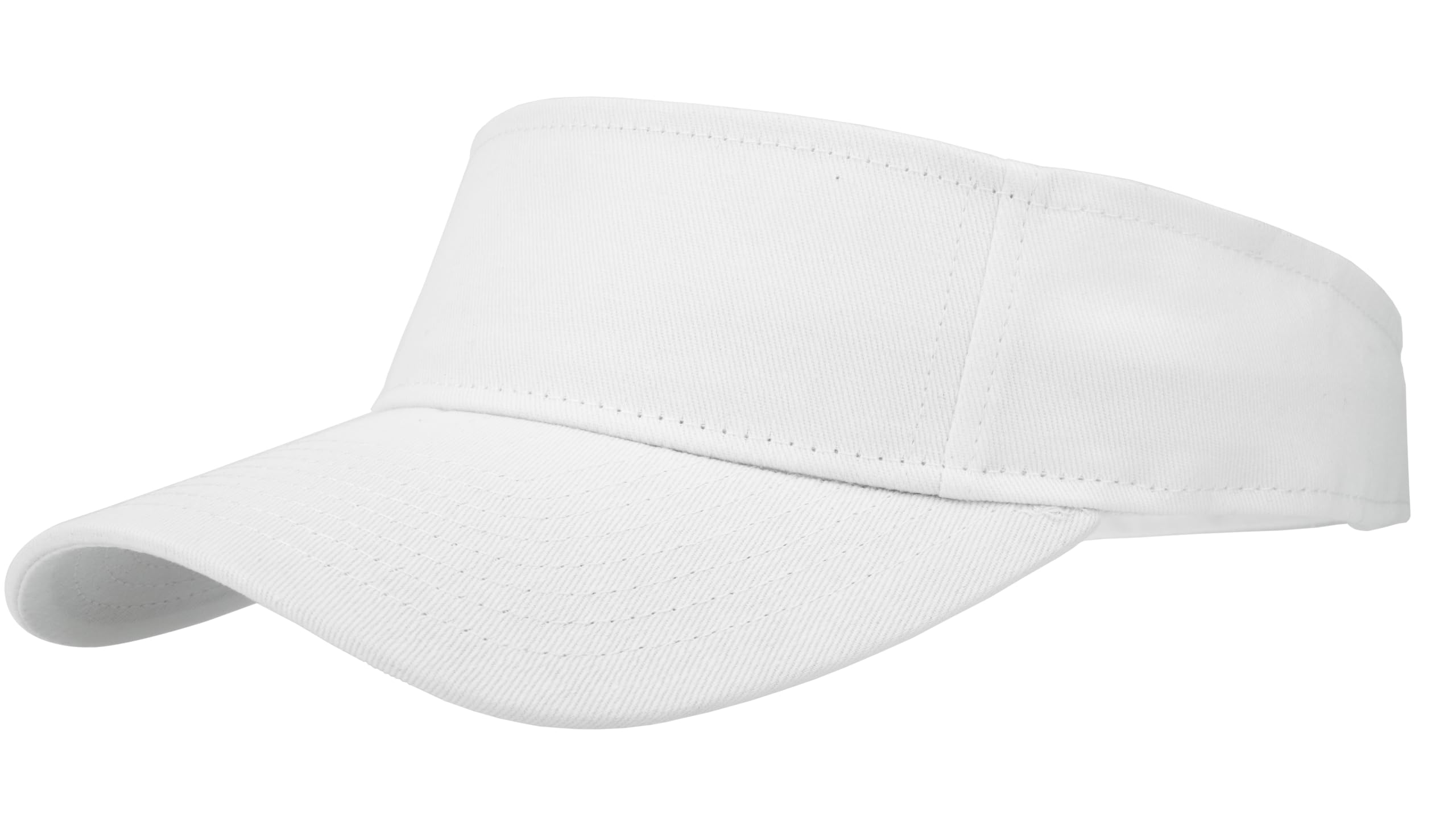 3 Pcs Sun Visor for Women Men Outdoor Sport Golf Tennis Softball, Adjustable Visors Hats 1600-3PC White