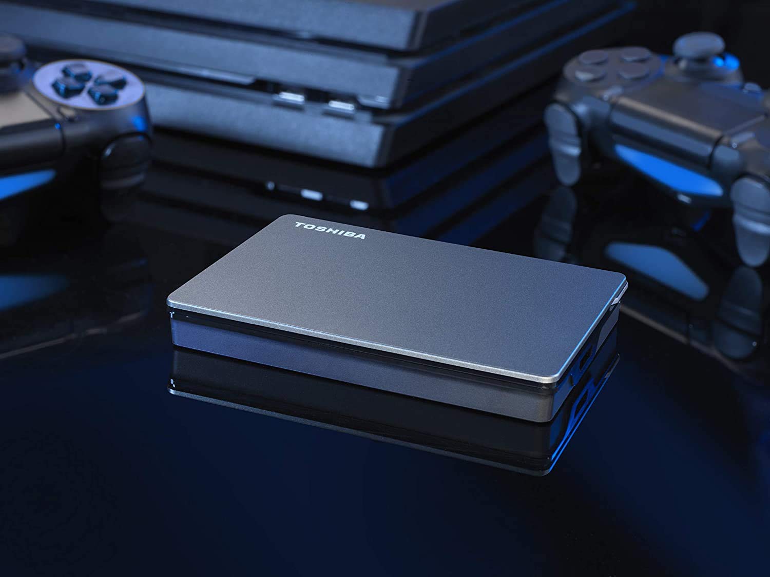 Toshiba 1TB Canvio Gaming - Portable External Hard Drive Compatible with Most PlayStation, Xbox and PC Consoles, USB 3.2. Gen 1 Technology, Black (HDTX110EK3AA)