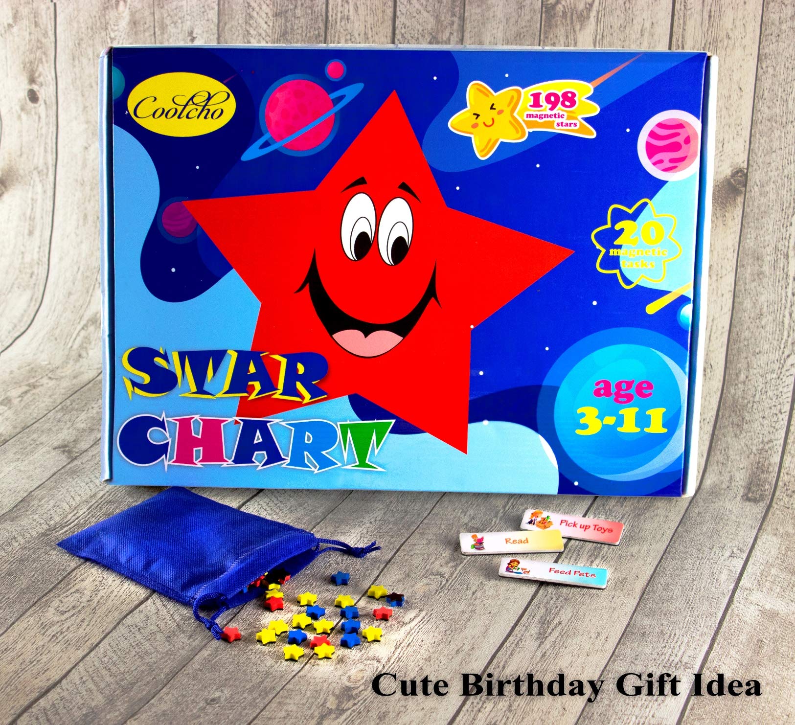 Magnetic Chore Chart for Kids Multiple Kids - Good Behavior Chart at Home - Dry Erase Reward Chart Toddler to Teens Chore Chart - Daily Responsibility Board - Potty Training Star Chart Wall or Fridge