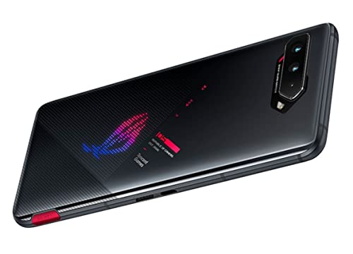 ASUS ROG Phone 5S ZS676KS 5G Dual 128GB 12GB RAM Factory Unlocked (GSM Only | No CDMA - not Compatible with Verizon/Sprint) Tencent Version – Black
