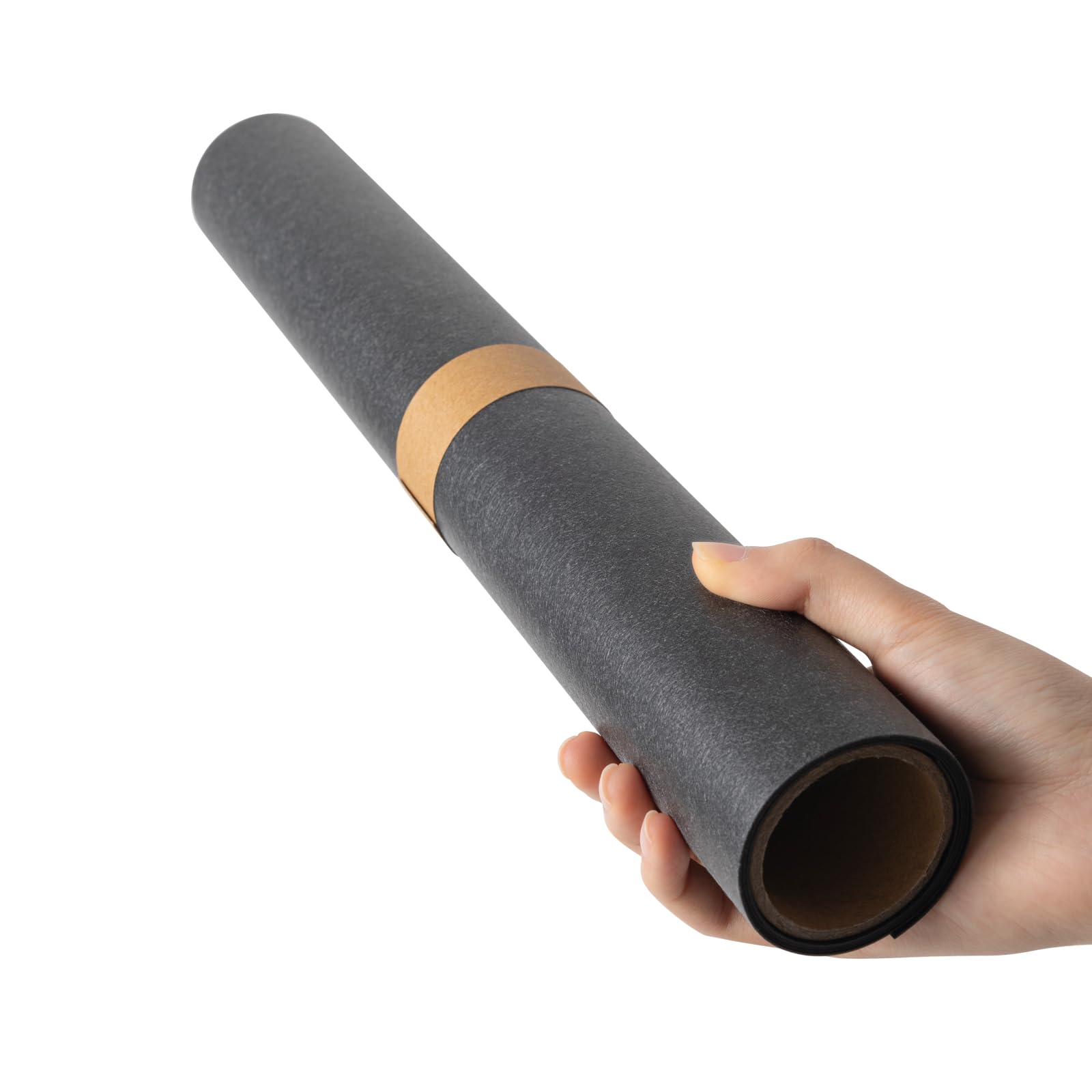 Wooqu PU Leather Book Cloth, Polyurethane Coated and Non-Woven Base, Soft, 17x29โ, for Book Binding, Casco Grain, Black