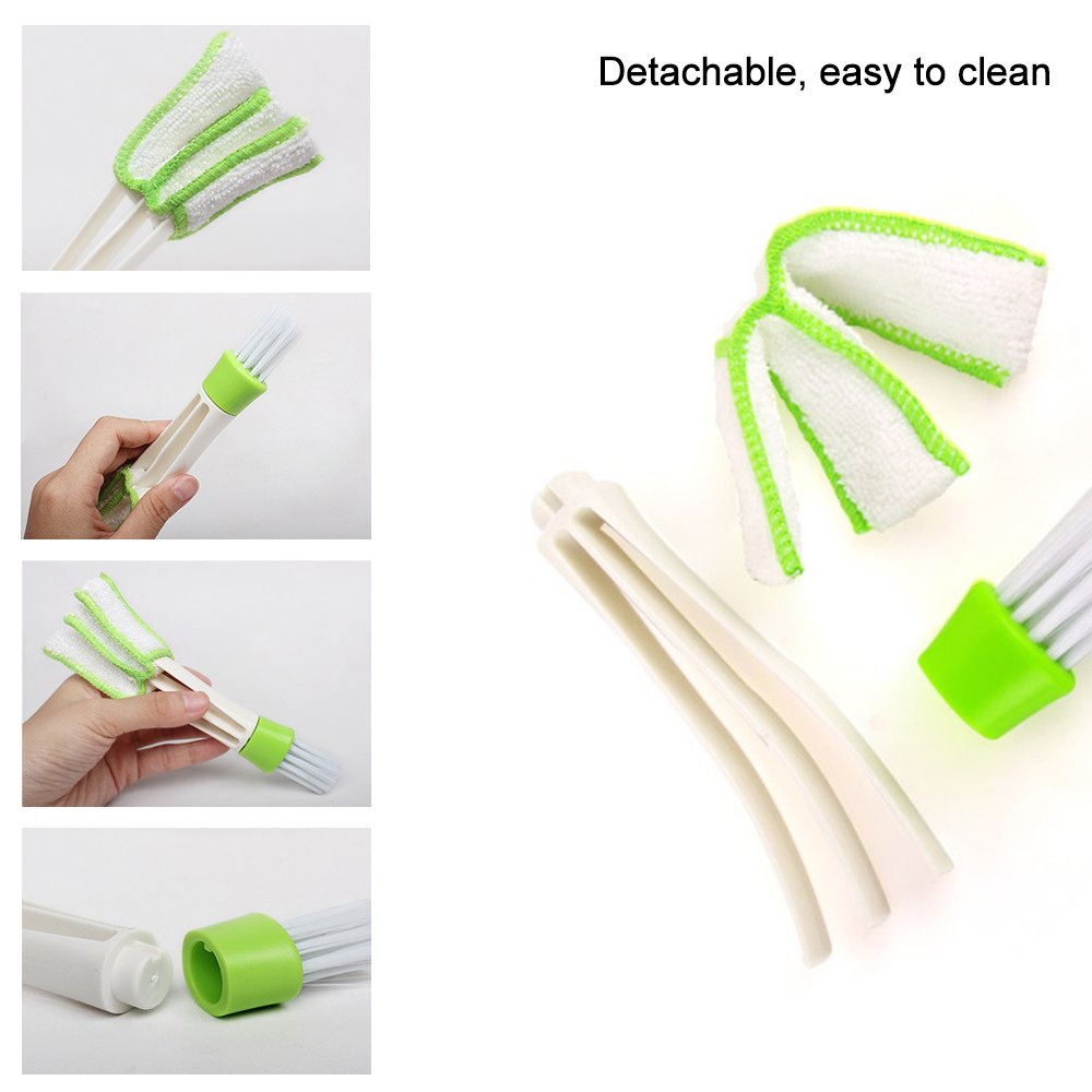 DaKuan 10 Packs Vehicle Headrest Hooks, Durable Seat Hanger for Hanging Handbag, Grocery Bag with Air Conditioner Brush