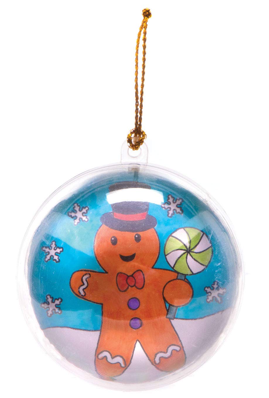 Baker Ross AT163 Christmas Colour in Baubles, Festive Arts and Crafts (Pack of 8), Assorted