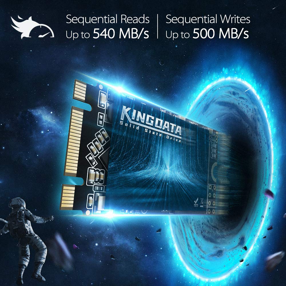 KINGDATA M.2 2242 SSD 120GB Ngff Internal Solid State Drive High-Performance Hard Drive for Desktop Laptop SATA III 6Gb/s Includes SSD(120GB, M.2 2242)