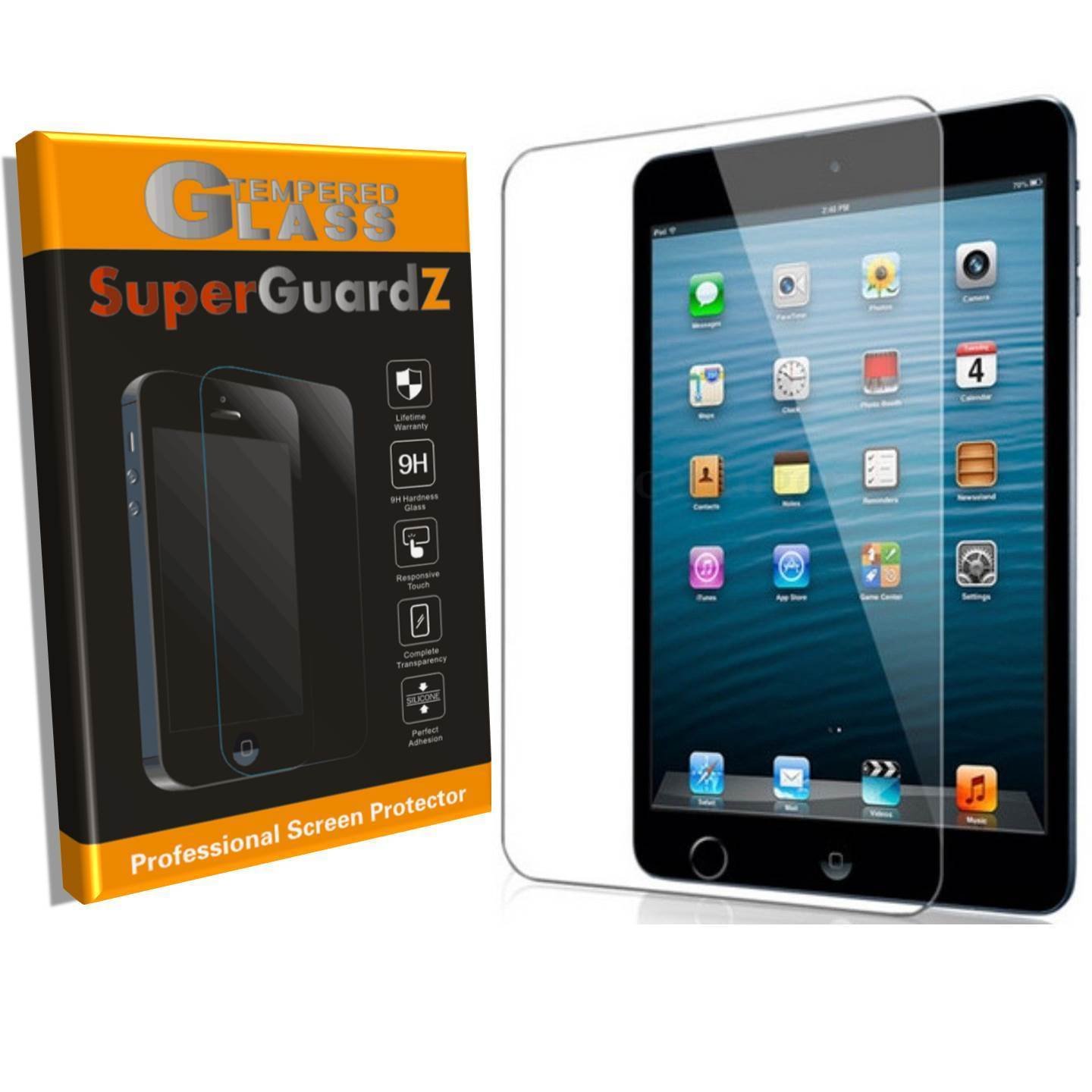 SuperGuardZ iPad Mini 4 / iPad Mini 5 (2019) Screen Protector Tempered Glass [Anti-Glare Matte], Anti-Fingerprint, Anti-Bubble [Lifetime Replacement]