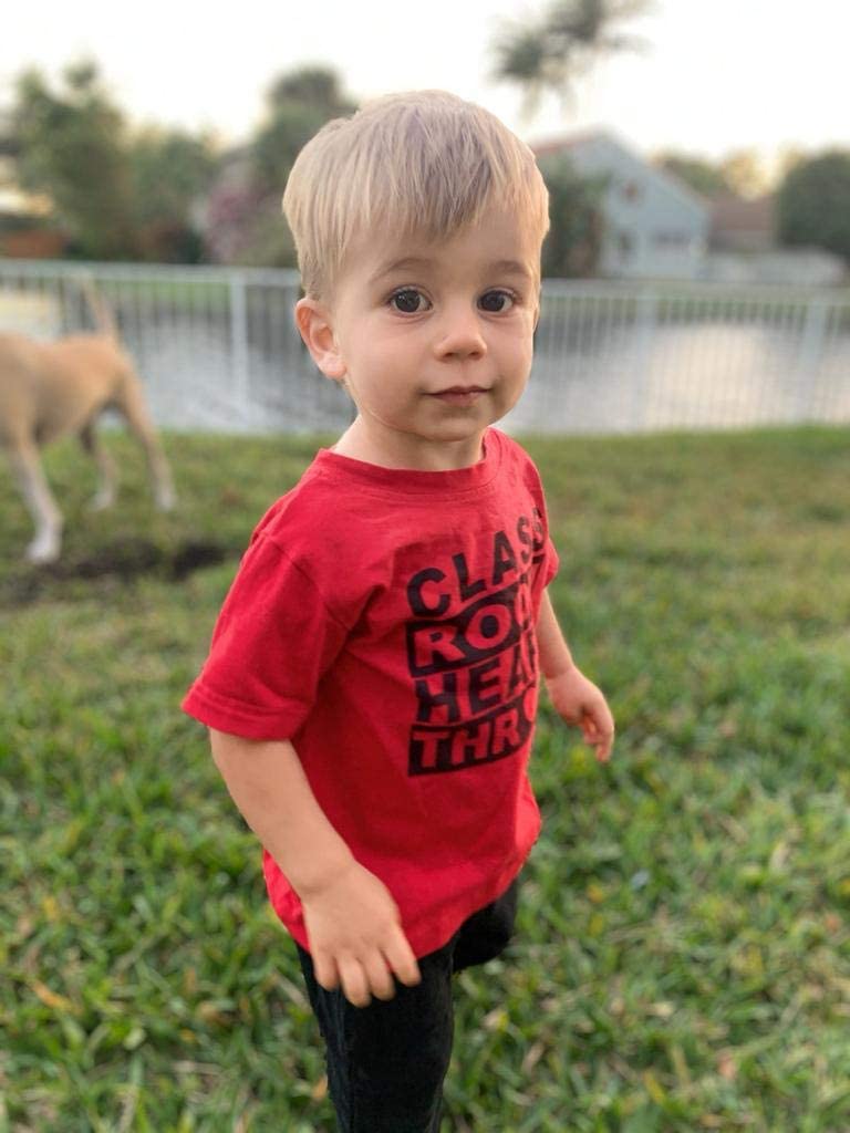 Unique Baby Boys Valentine's Day Classroom Heartthrob T-Shirt (7) Red