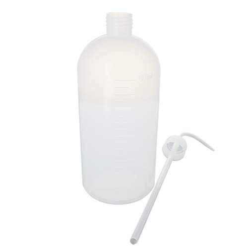 Othmro 5pcs 1000ml/33.82oz Safety Squeeze Washing Plastic Bottle,Plants Watering Tools,Squeeze Squirt Irrigation Bottle for Medical Lab,Irrigation Squeeze Sprinkling Cans Wash Plant Bottle