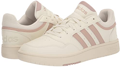 adidas Women's Hoops 3.0 Sneaker, Off White/Wonder Taupe/White, 9