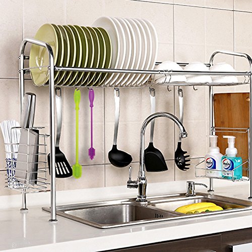 A-Brush Silicone Bottle Cleaner Brush, 2 Piece Set, Flexible, Long Handle - Water Bottle Cleaner, Baby Bottle Nipple Brush for Plastic & Glass, BPA-Free Dish Washing Brush A2S Protection